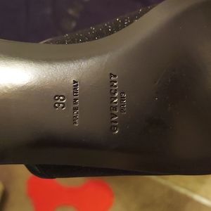 Givenchy | Shoes | Givency 4g Leather And Glitter Mule Slide | Poshmark